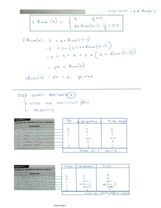 Time and space complexity analysis | PDF