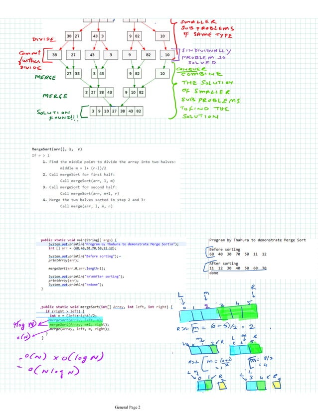 Divide And Conquer Merge Sort Pdf
