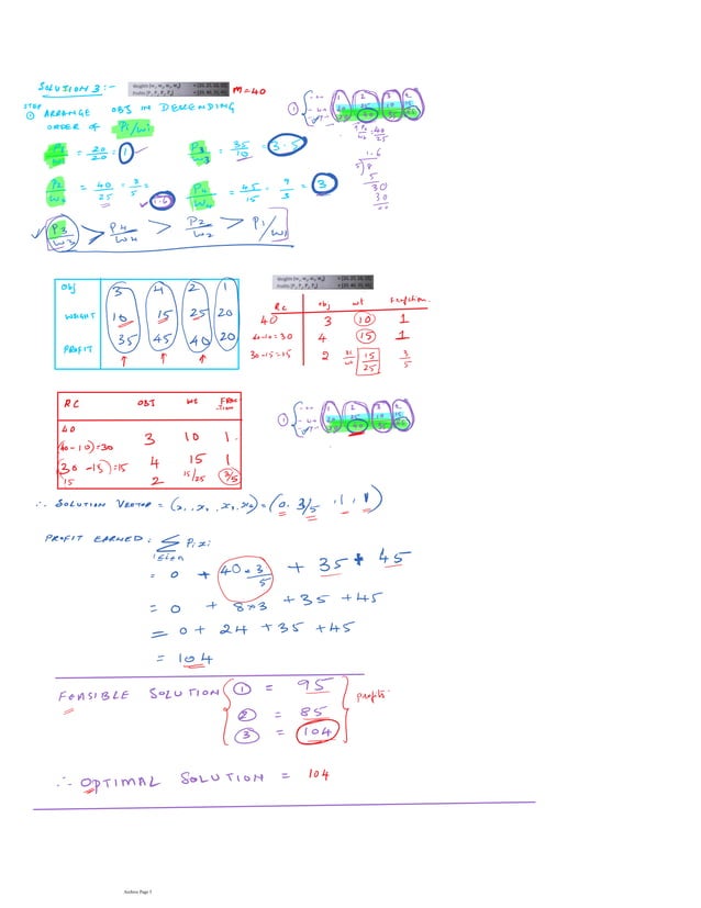 Greedy Algorithm Knapsack And 01 Knapsack Problem Pdf