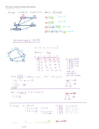 Single source shortest path using Dijikstra's Algorithm | PDF