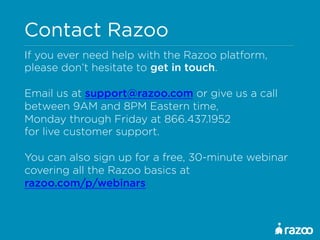 Razoo Fundraising Field Guide | PDF
