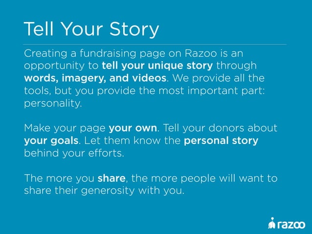 Razoo Fundraising Field Guide | PPT