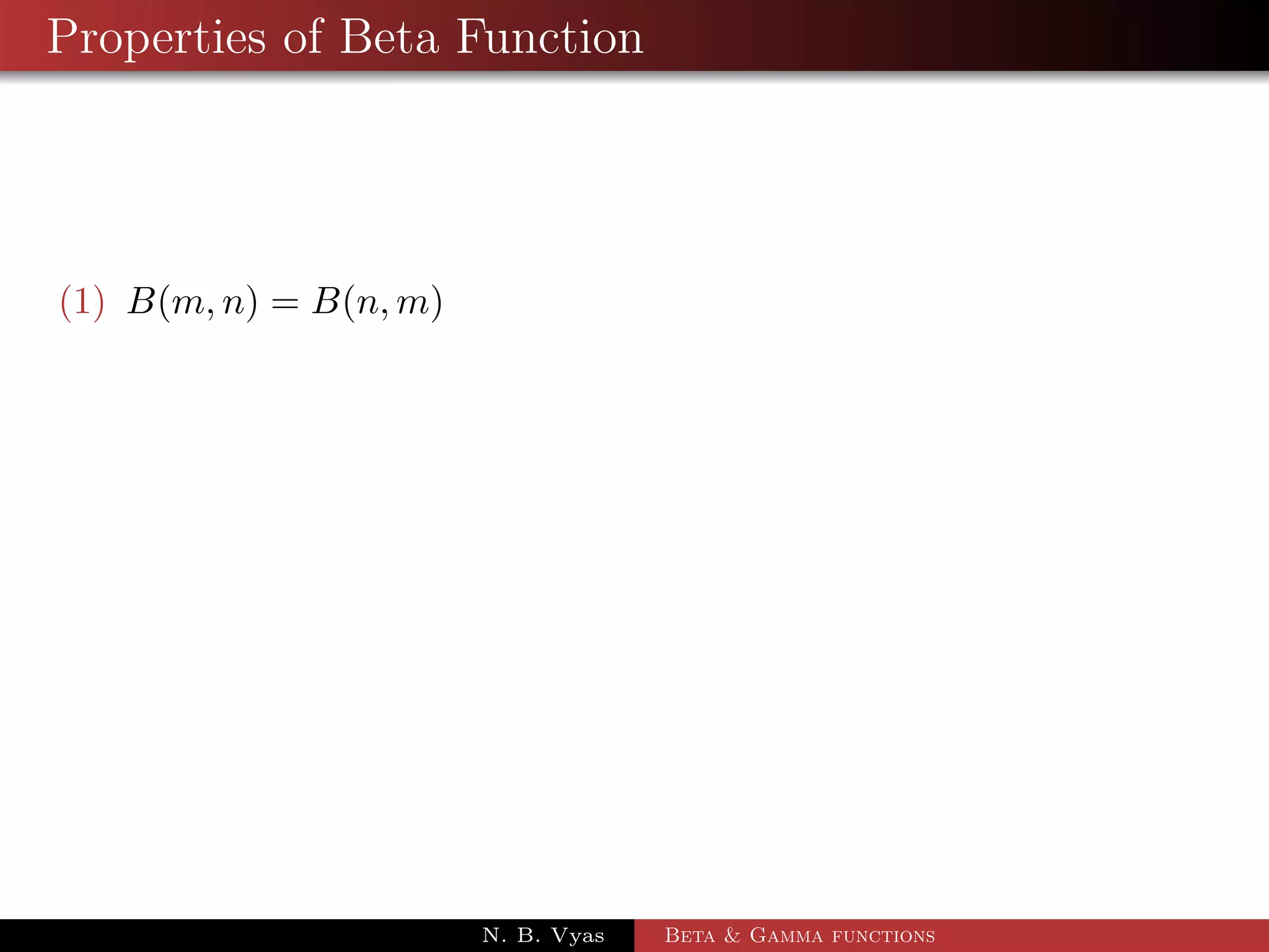 Beta gamma functions | PDF
