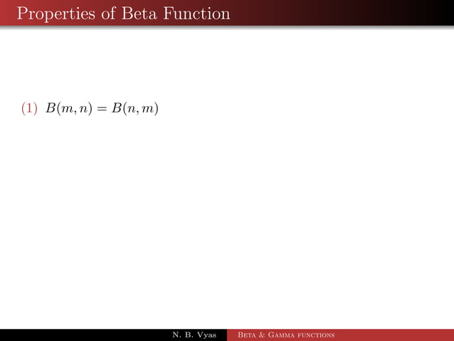 Beta gamma functions | PDF
