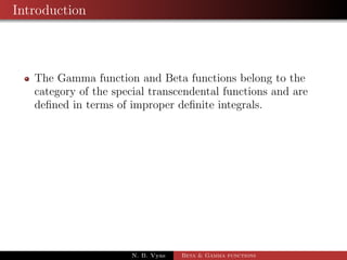 Beta gamma functions | PDF