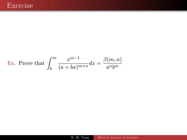 Beta gamma functions | PDF