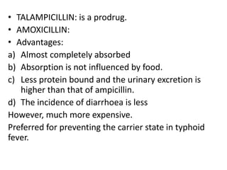 Beta lactam antibiotics | PPTX