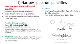 Beta lactam antibiotics | PPTX