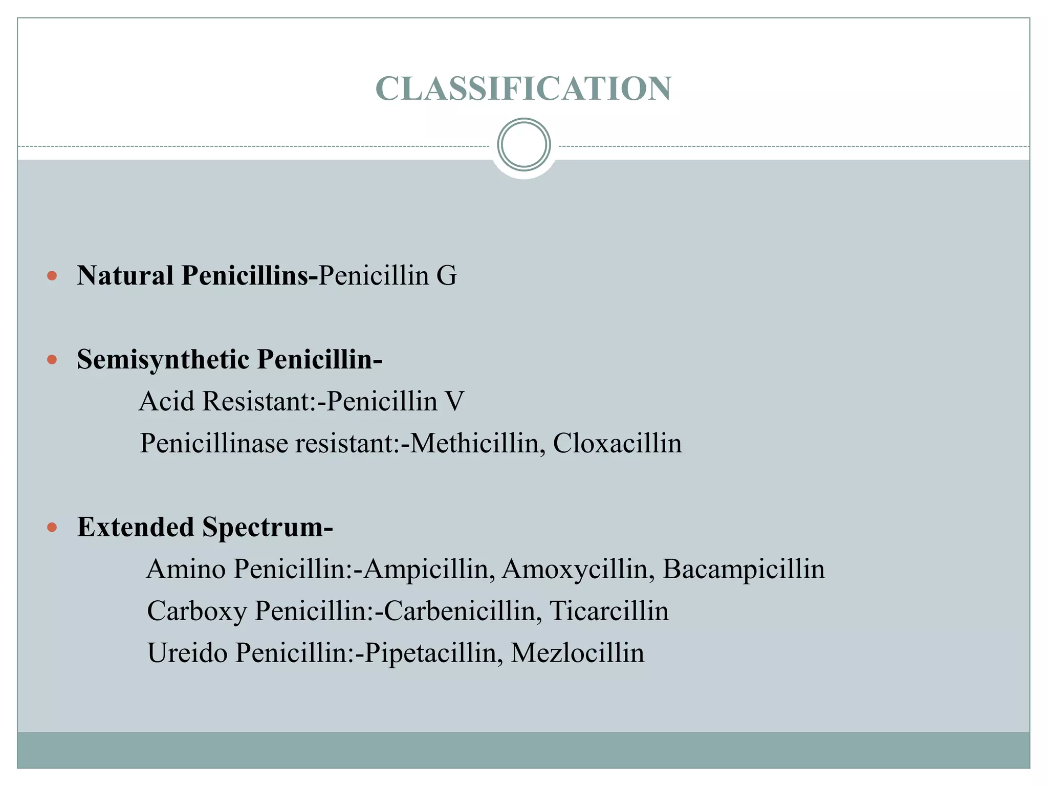 Pharmacology of Beta lactam antibiotics | PPTX