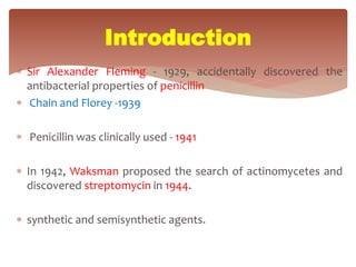 Antibiotics - Beta lactam antibiotics, PCI syllabus for B.Pharm. | PPTX