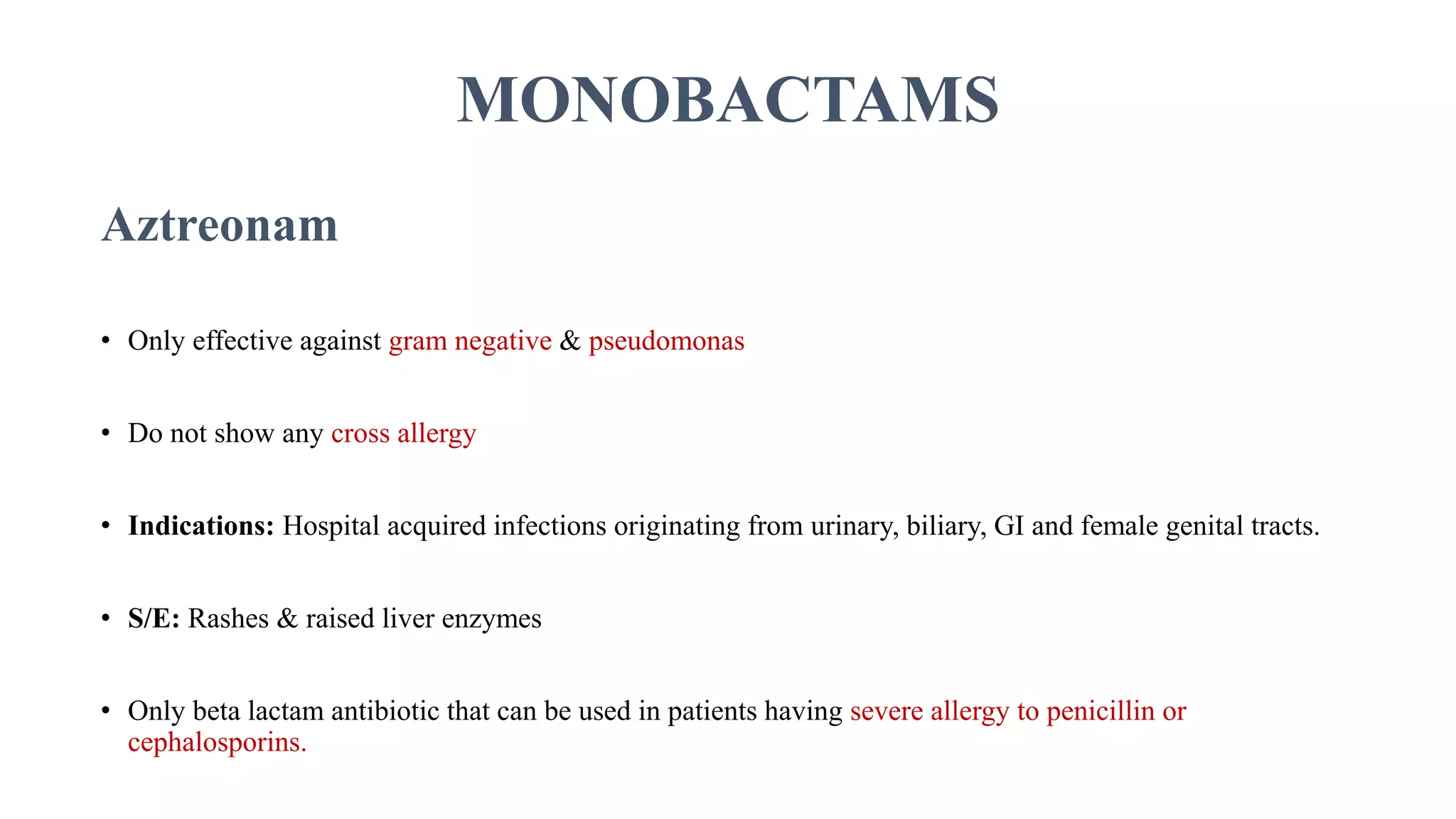 Beta lactam antibiotics | PPTX