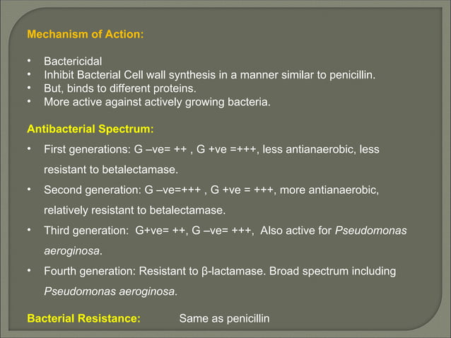 ANTIBIOTICS presentation for veterinary pharmacology | PPT ...