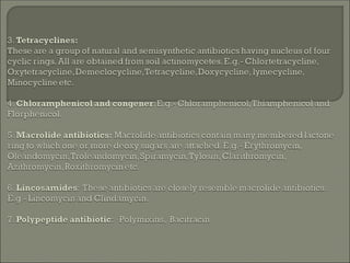 ANTIBIOTICS presentation for veterinary pharmacology | PPT