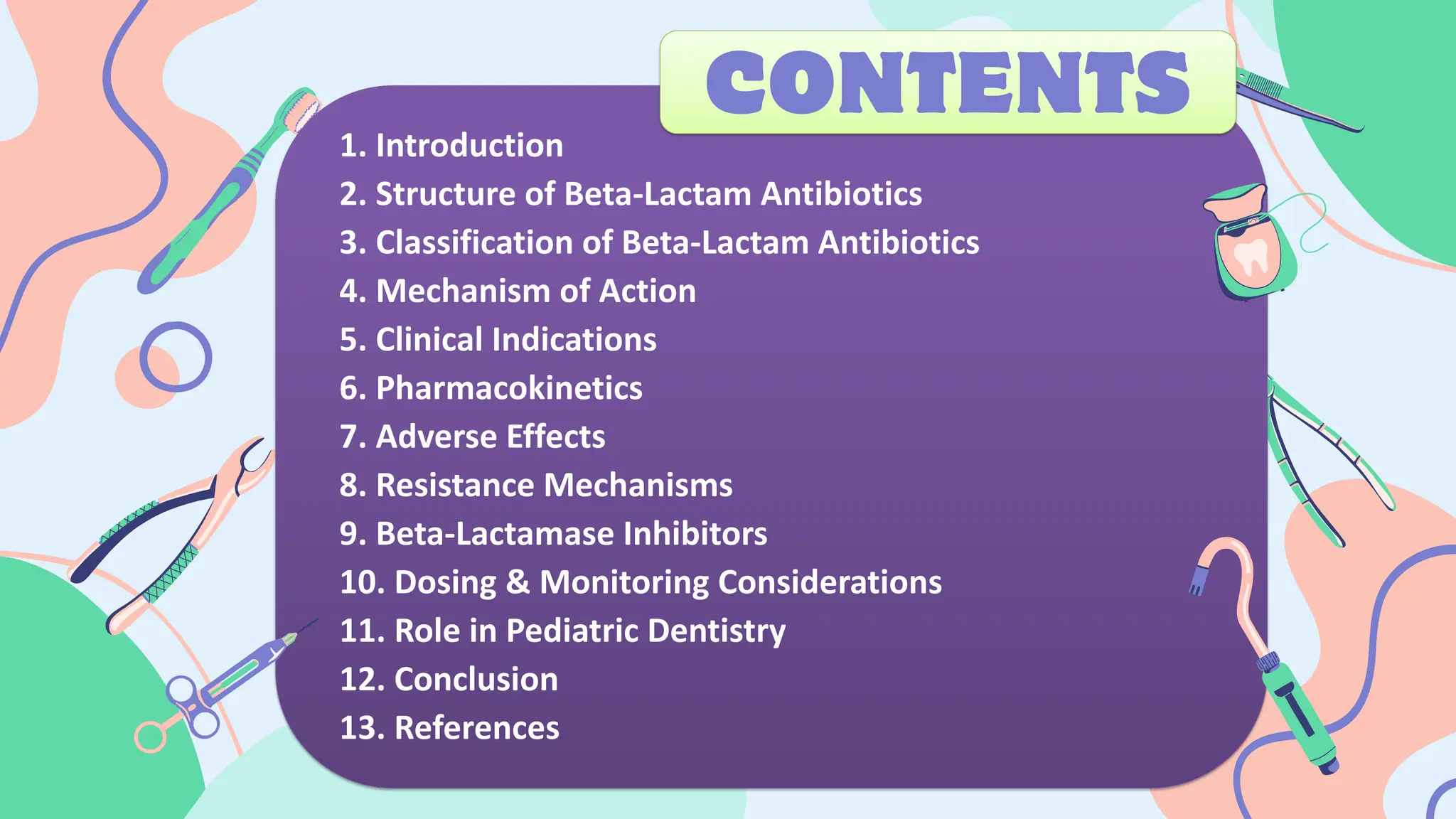 Beta Lactam Antibiotics - Pharmacology | PDF