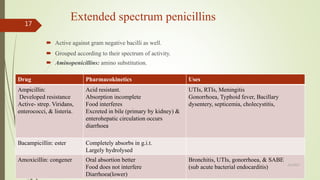 Beta lactam antibiotics (penicillins and cephalosporins) | PPTX ...