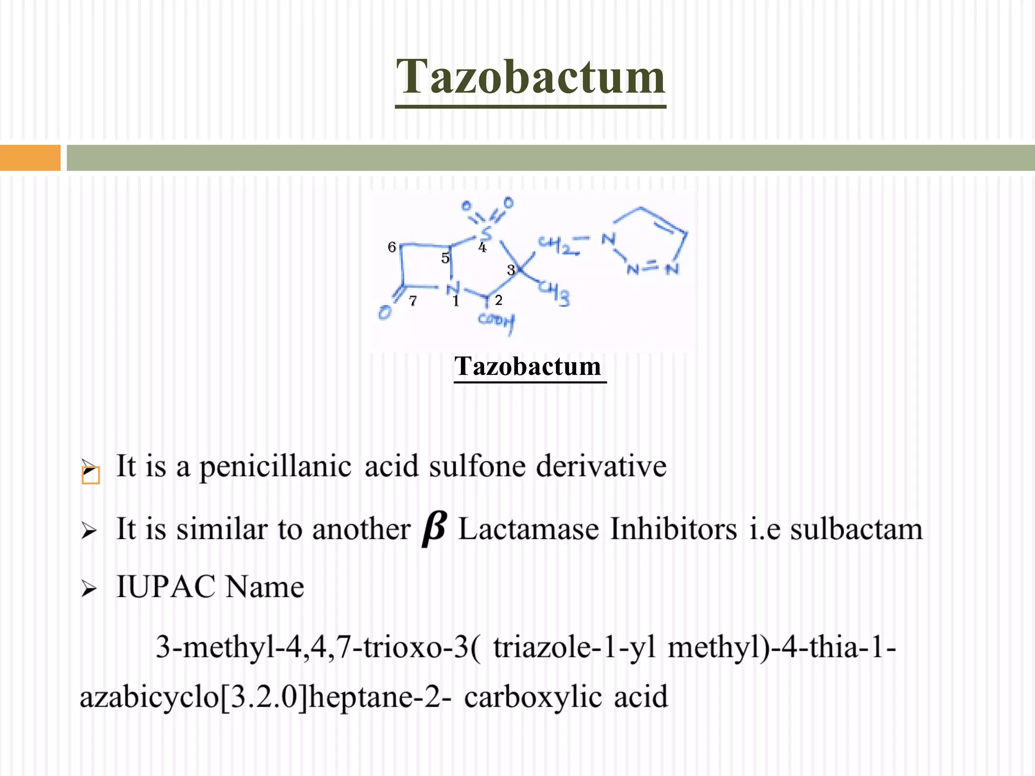 Beta lactamase inhibitors and Monobactam | PDF