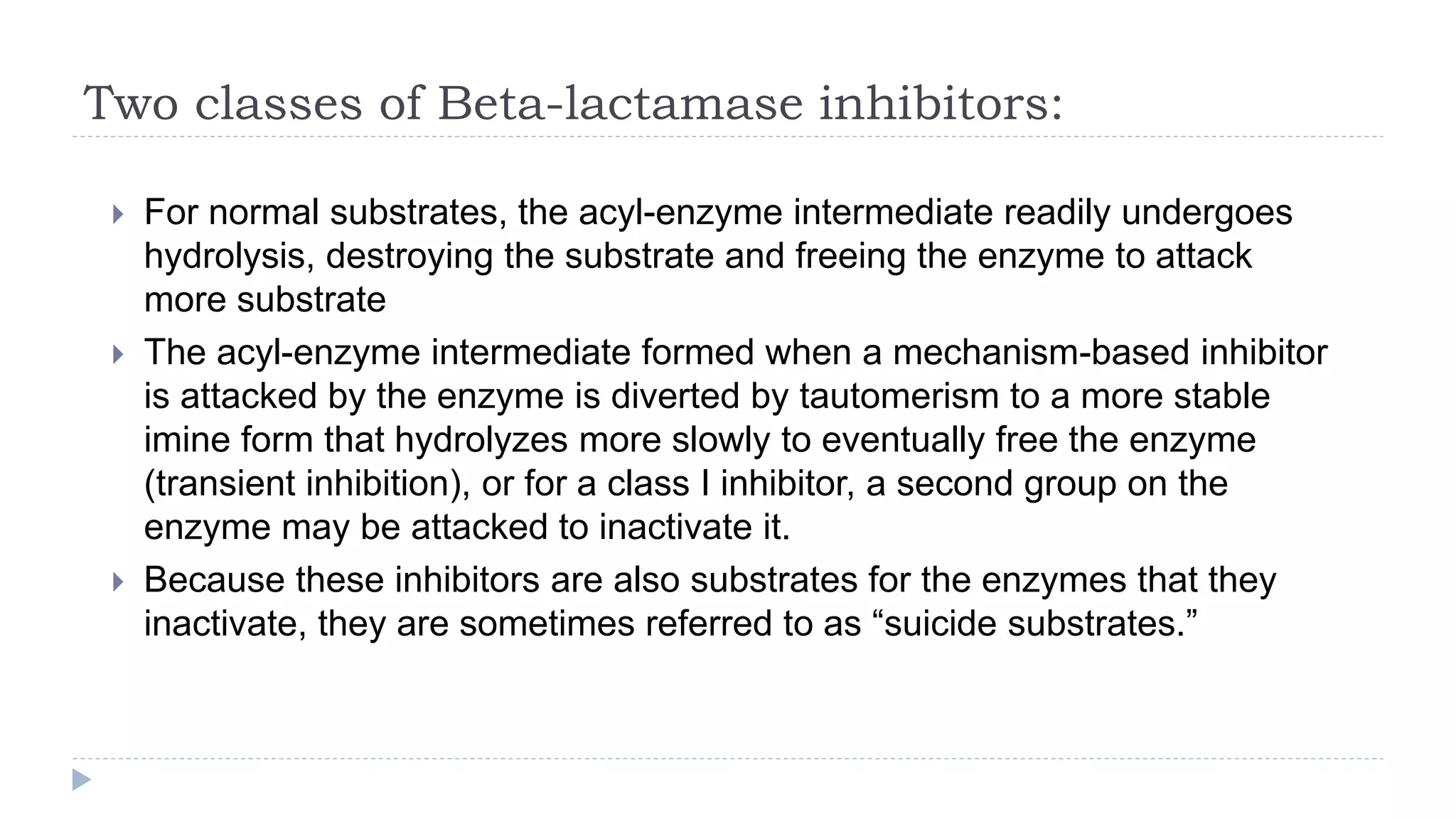 Beta lactamase inhibitors | PPTX