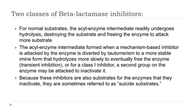 Beta lactamase inhibitors | PPTX | Ear, Nose and Throat Conditions ...