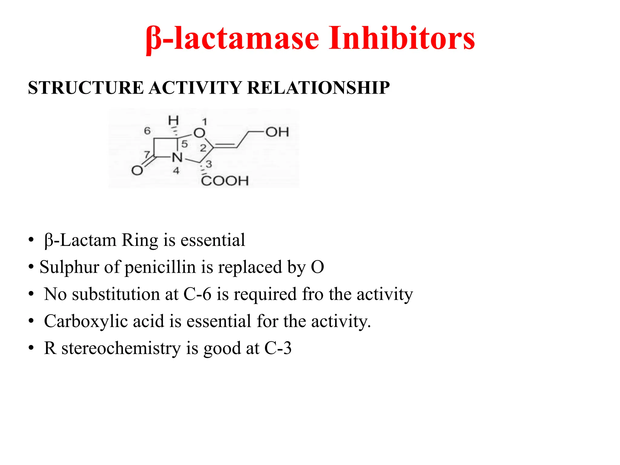 beta lactamase inhibitors of b.pharm 6th sem | PPT