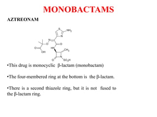 beta lactamase inhibitors of b.pharm 6th sem | PPT