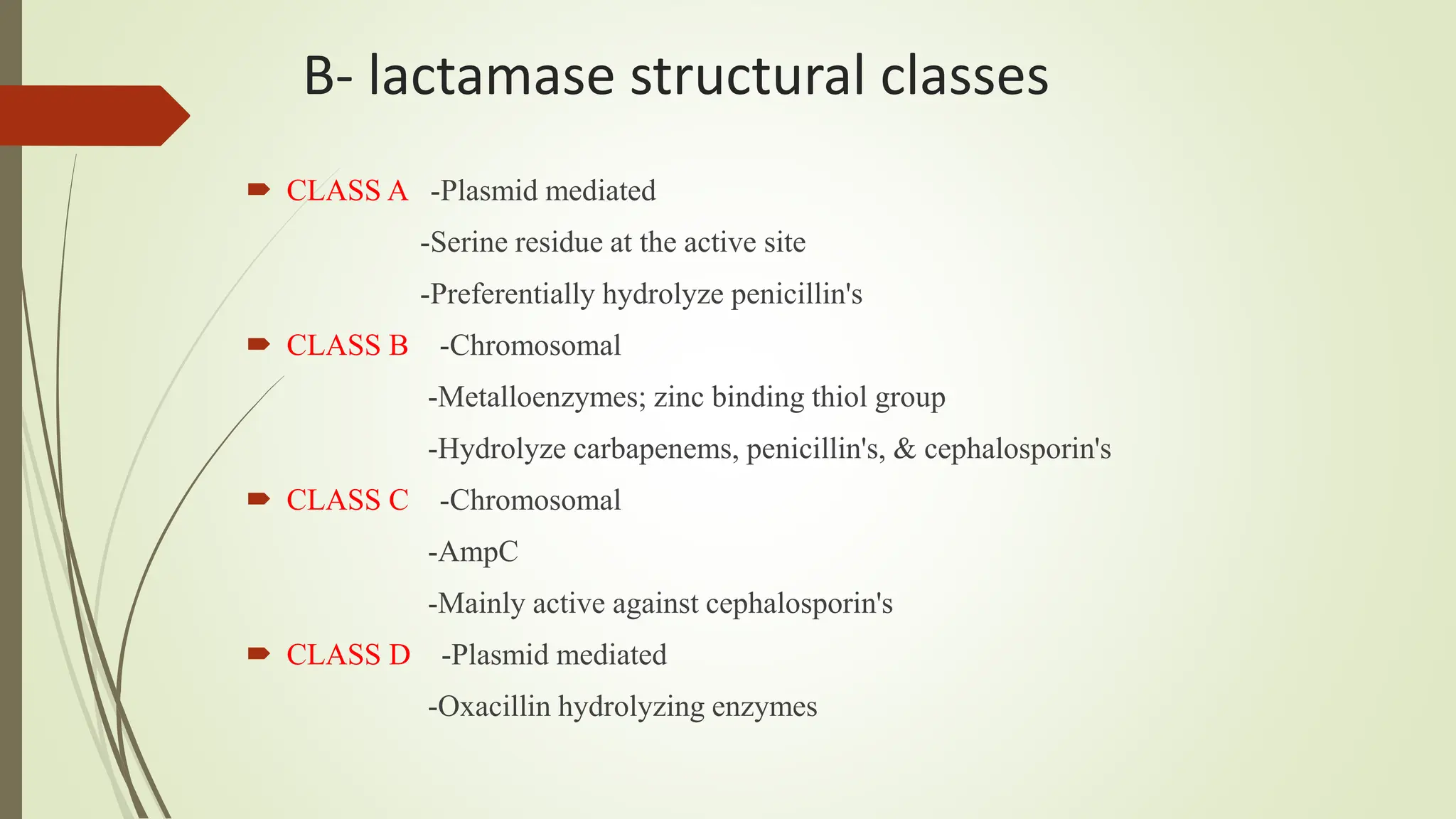 Beta lactamases.pptx for educational purposes | PPTX