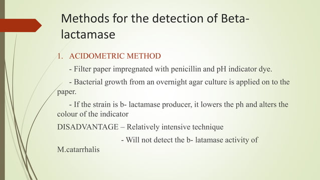 Beta lactamases.pptx for educational purposes | PPT