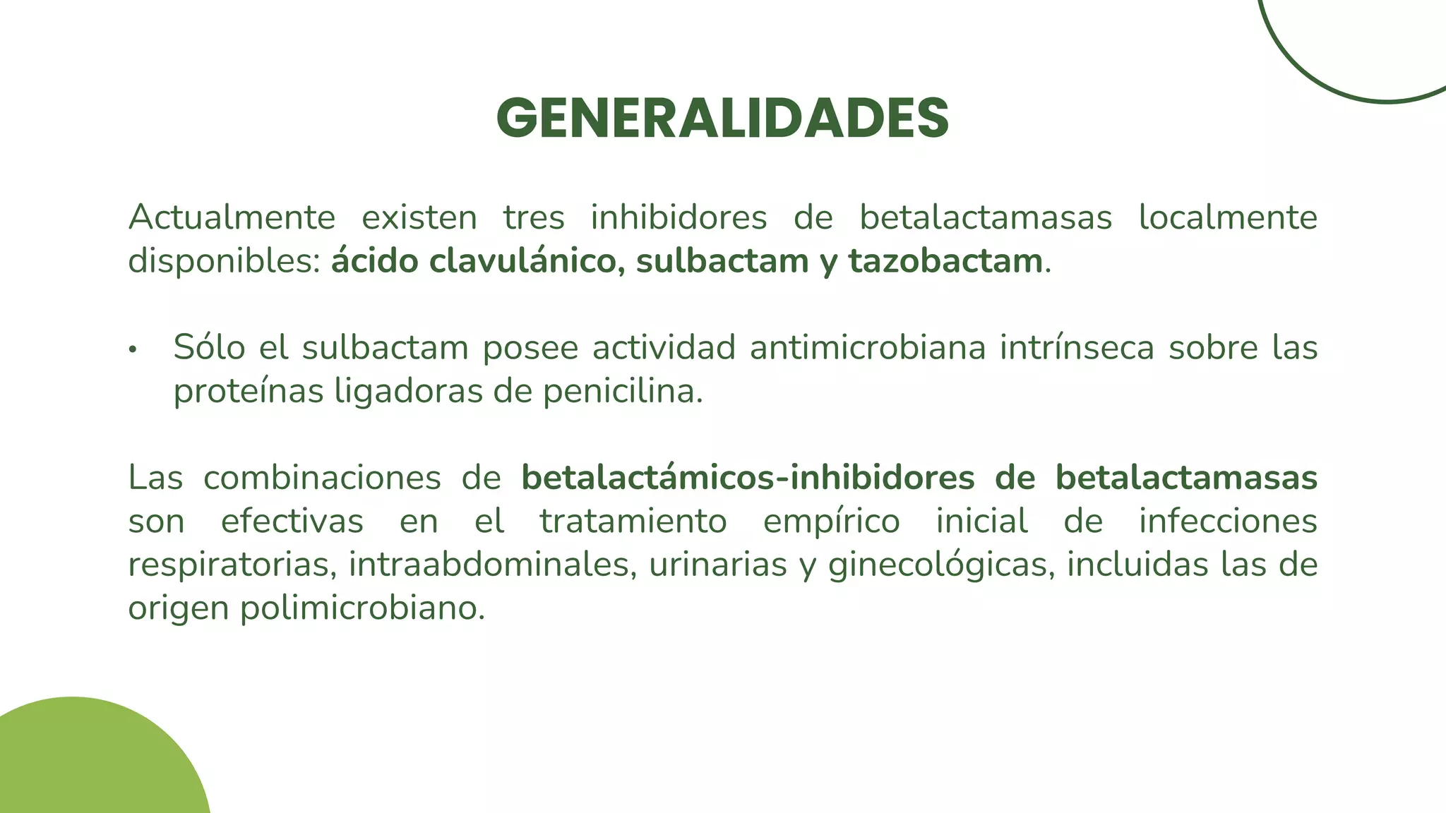 Betalactámicos con inhibidores de betalactamasa | PPTX