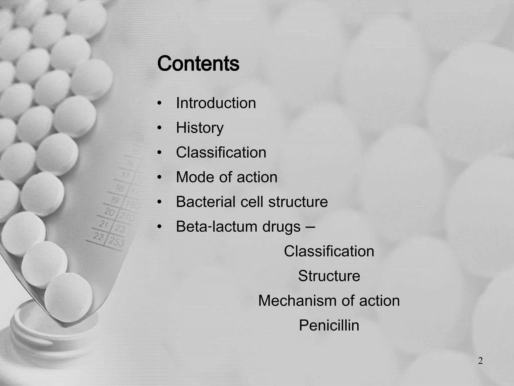 Beta lactam Antibiotics | PPTX