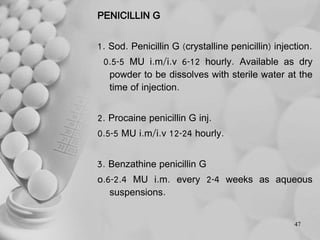 Beta lactam Antibiotics | PPTX