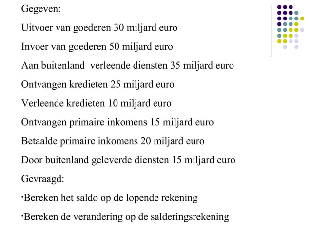 Betalingsbalans havovwo 3 | PPT