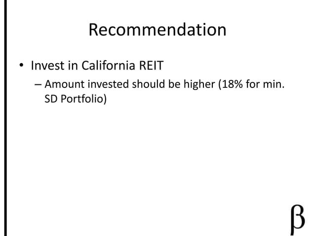 Beta management company | PPTX | Stocks and Bonds | Personal Investing