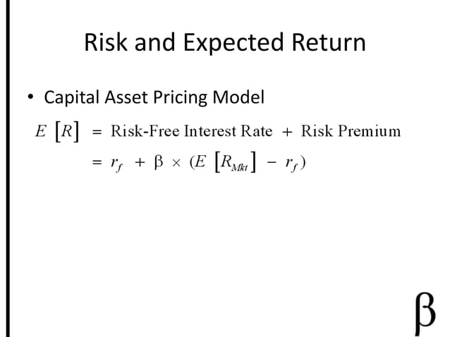 Beta management company | PPTX | Stocks and Bonds | Personal Investing