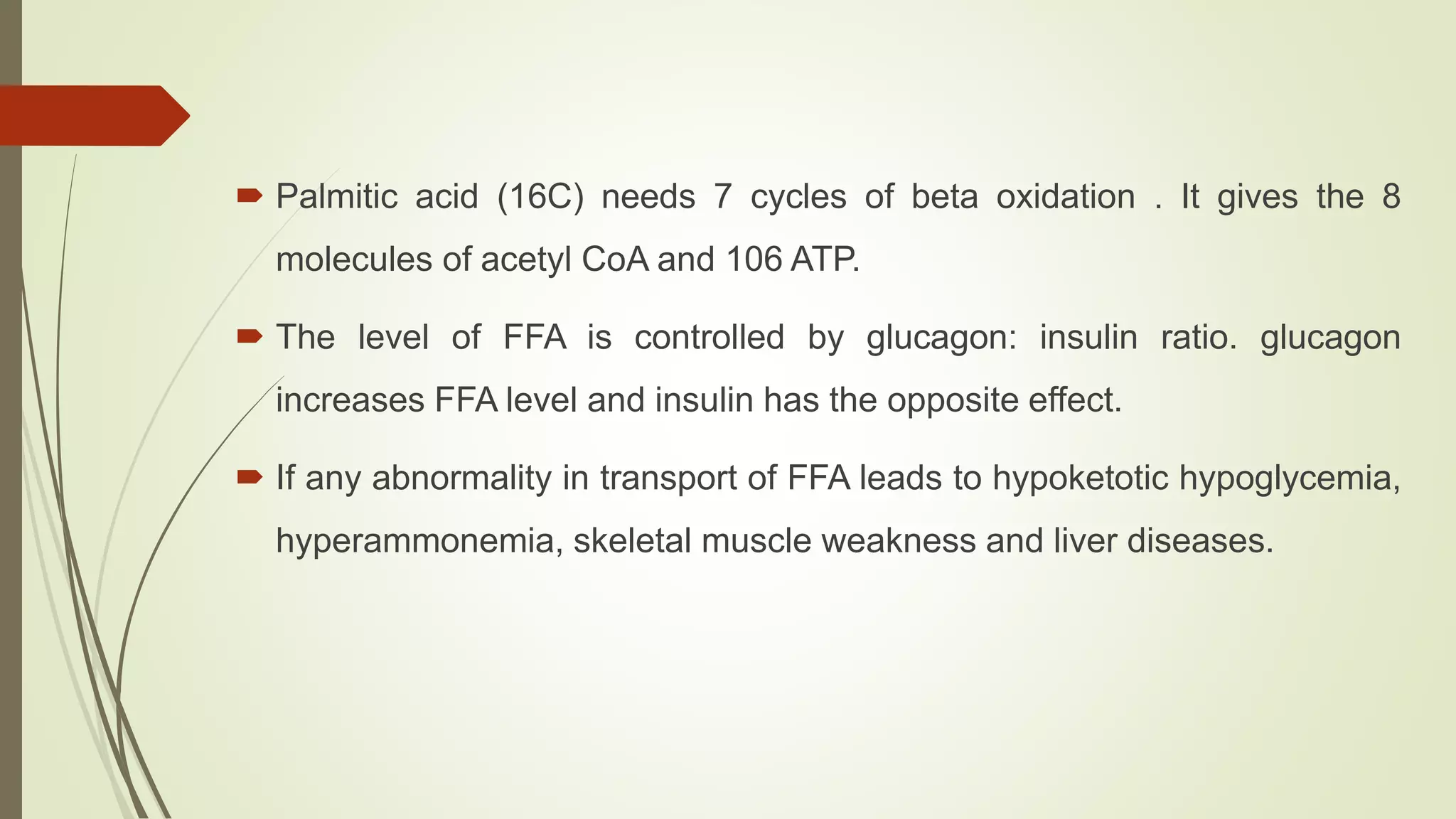 Beta oxidation of fatty acids | PPTX