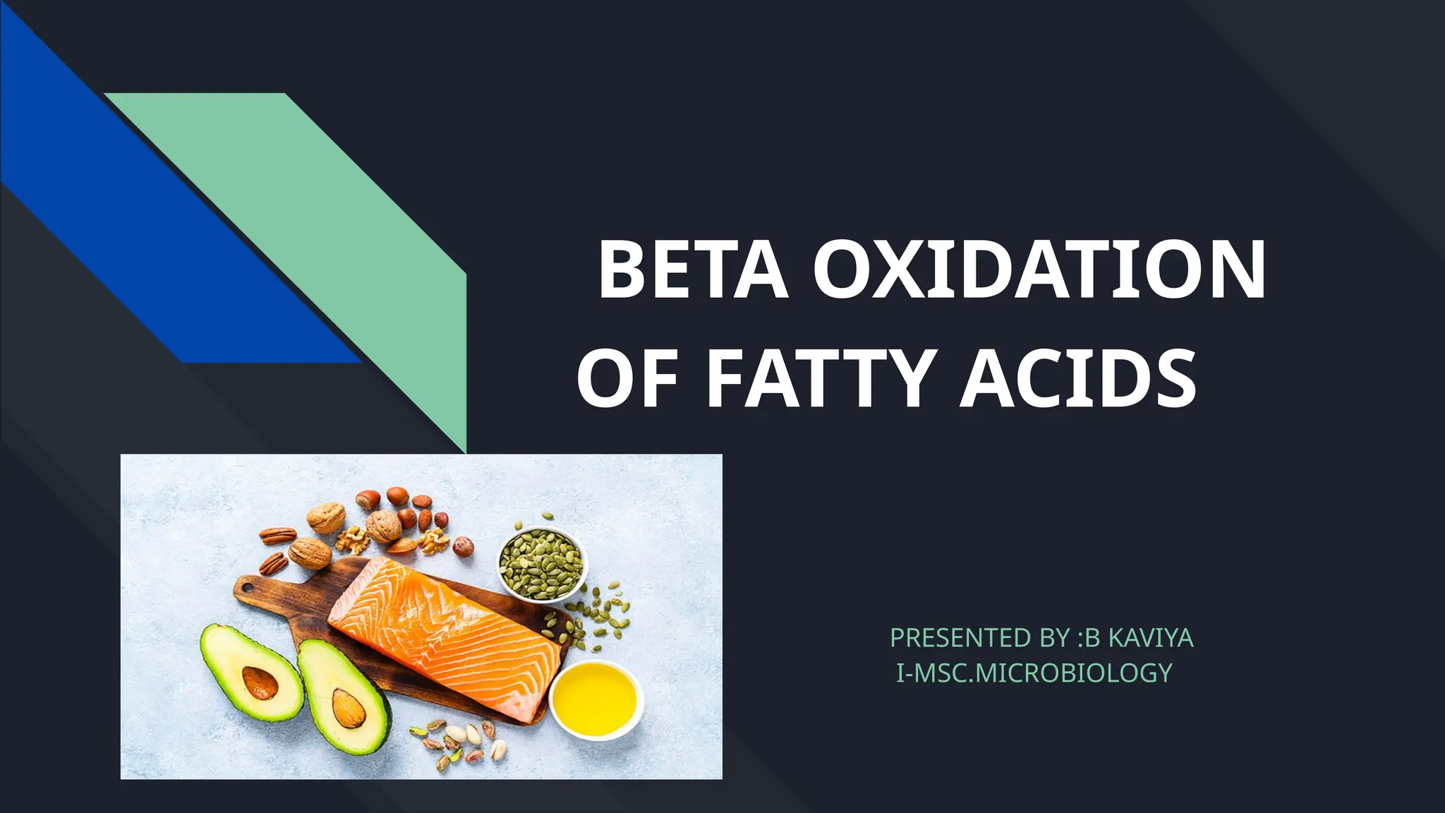 BETA( β) OXIDATION OF FATTY ACIDS.pptx