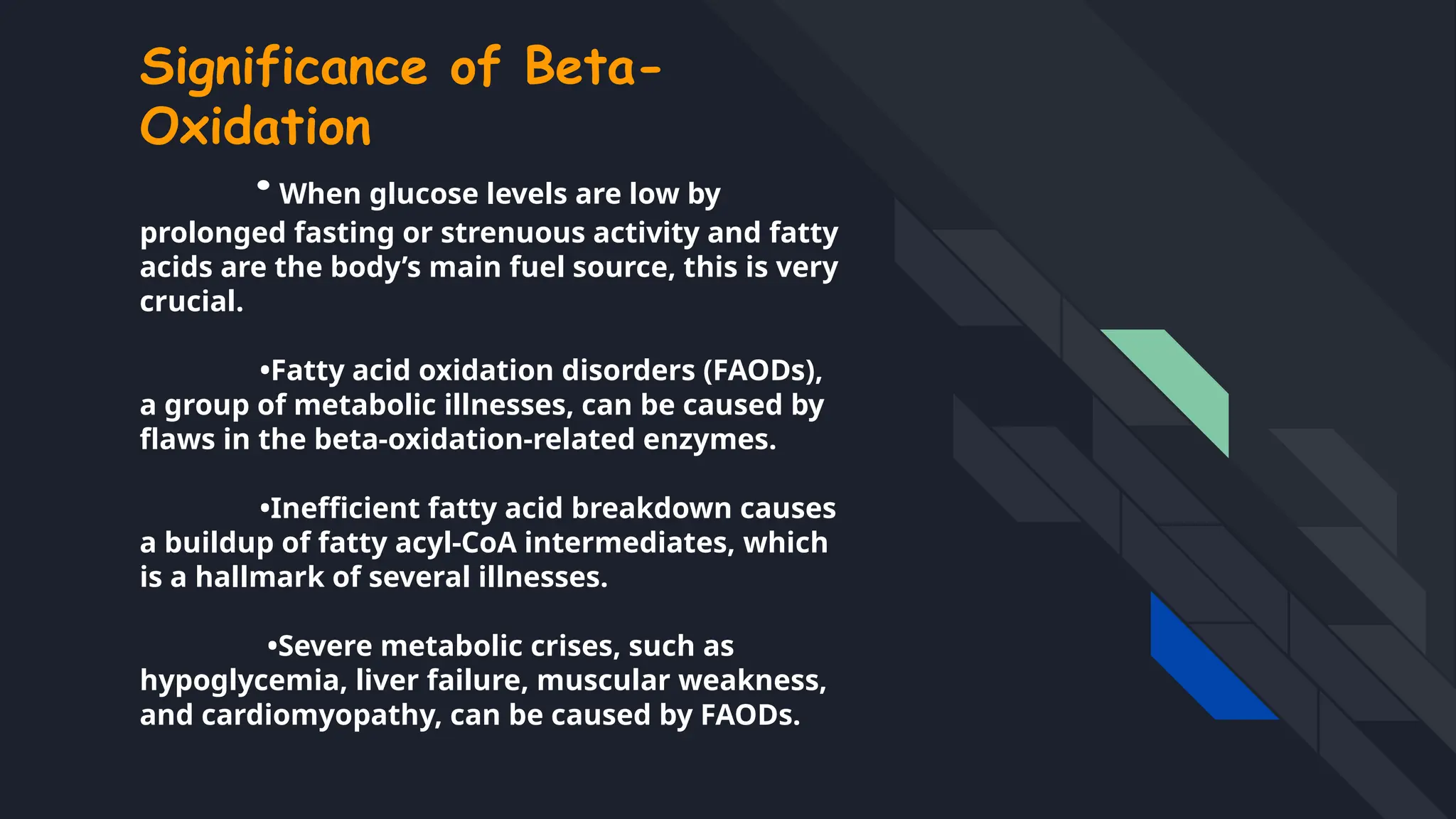 BETA( β) OXIDATION OF FATTY ACIDS.pptx