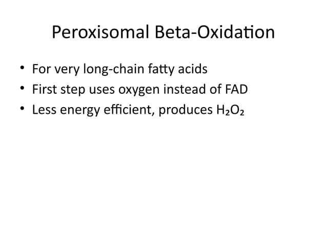 Beta_Oxidation_Presentation.pptx biochemistry | PPTX