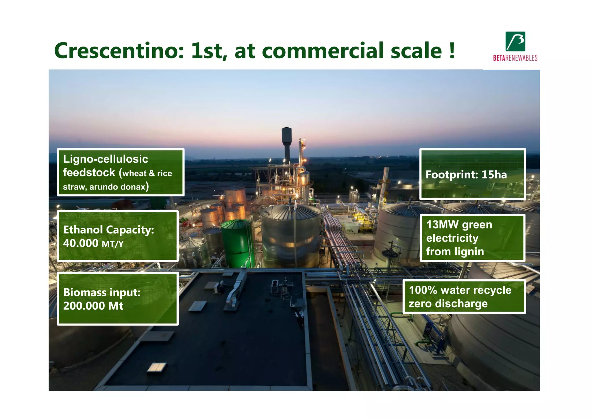 Cellulosic Bioethanol from biomass...at industrial scale ! | PDF