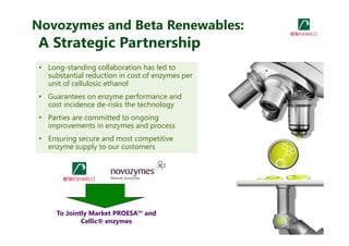 Cellulosic Bioethanol from biomass...at industrial scale ! | PDF