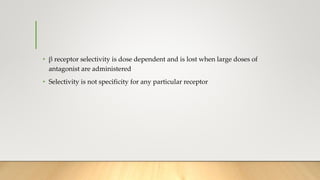 Beta receptor blockers | PPTX