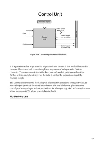 Block Diagram of Computer amp Components with Description | PDF