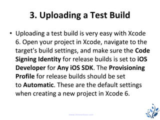 Beta testing guidelines for developer | PPT