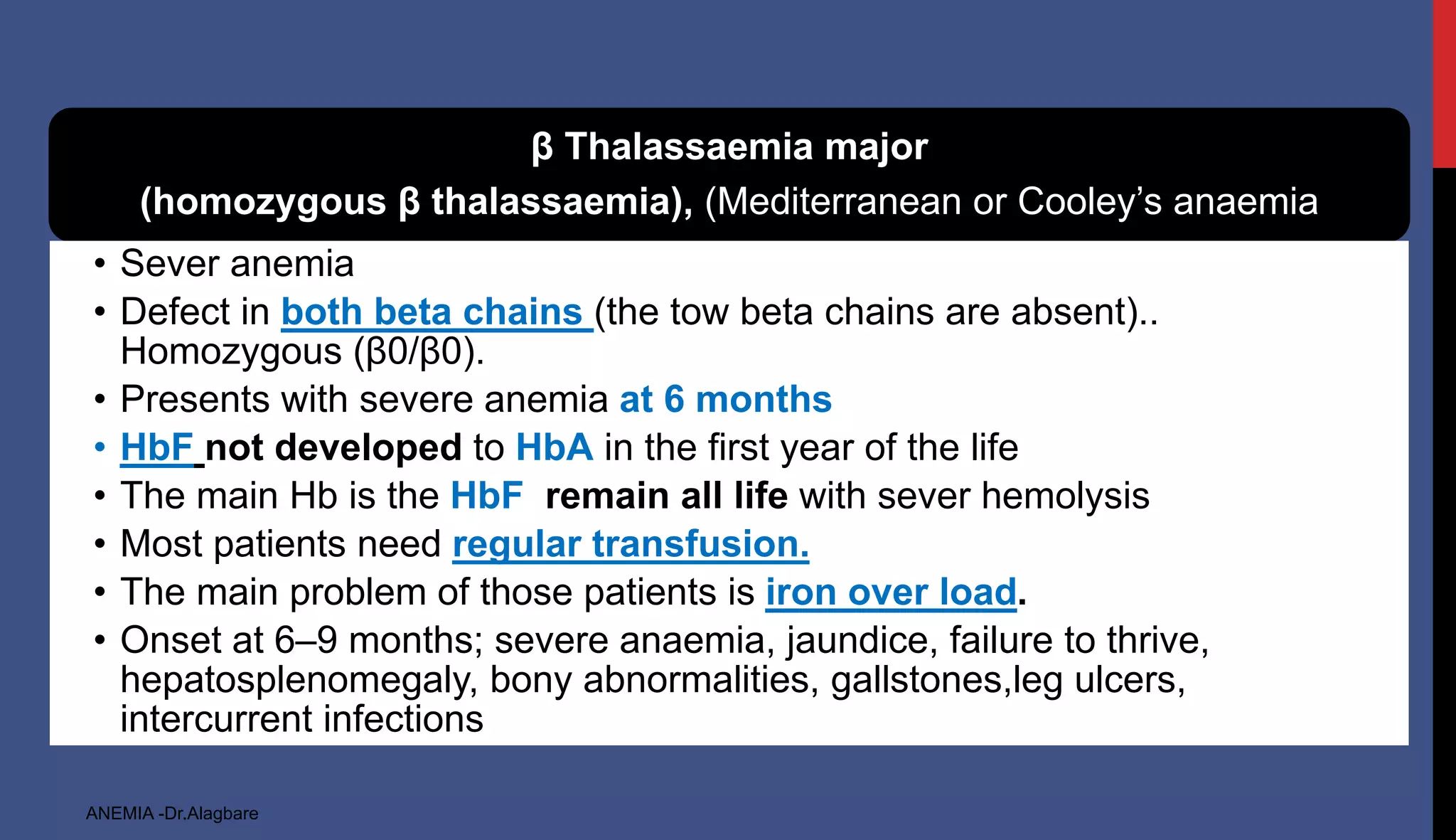 Beta thalassemia syndromes | PDF