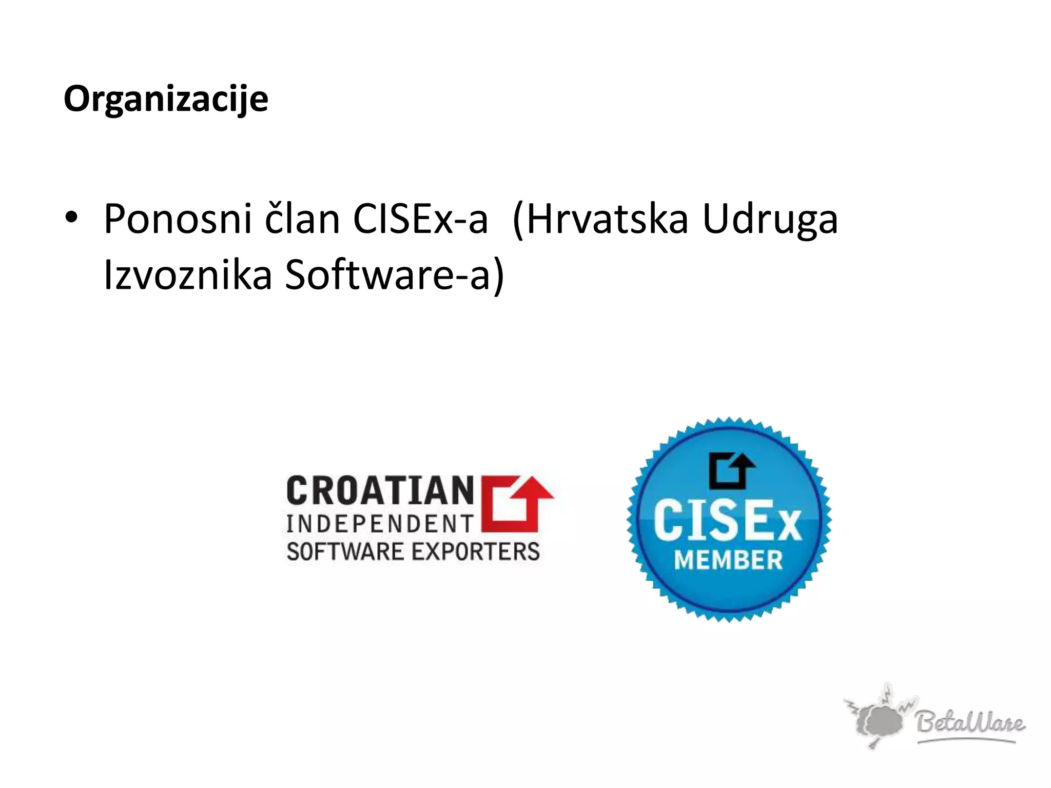 BetaWare d.o.o. ukratko | PPT