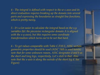 Beta w for single angle in bending | PPTX