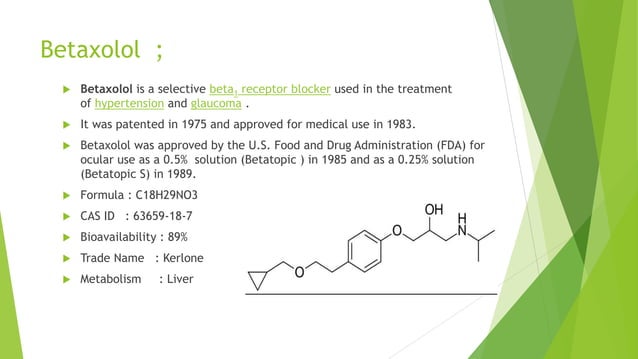 Betaxolol rf determination | PPTX | Chemistry | Science