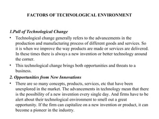 Be technological environment | PPT