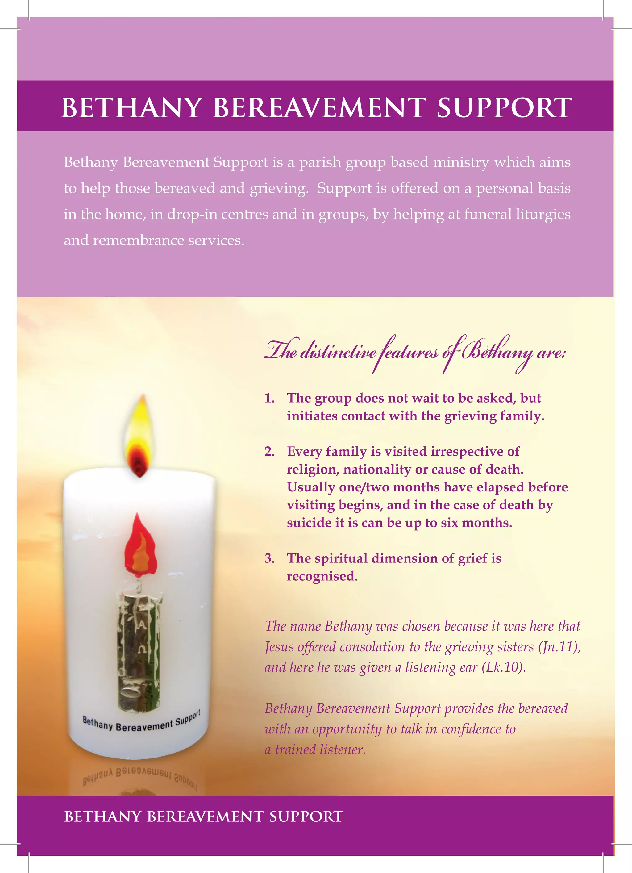 Bethany Bereavement NI | PDF