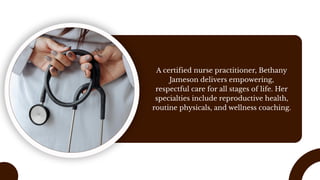 Bethany Jameson NP - A Certified Nurse Practitioner | PDF