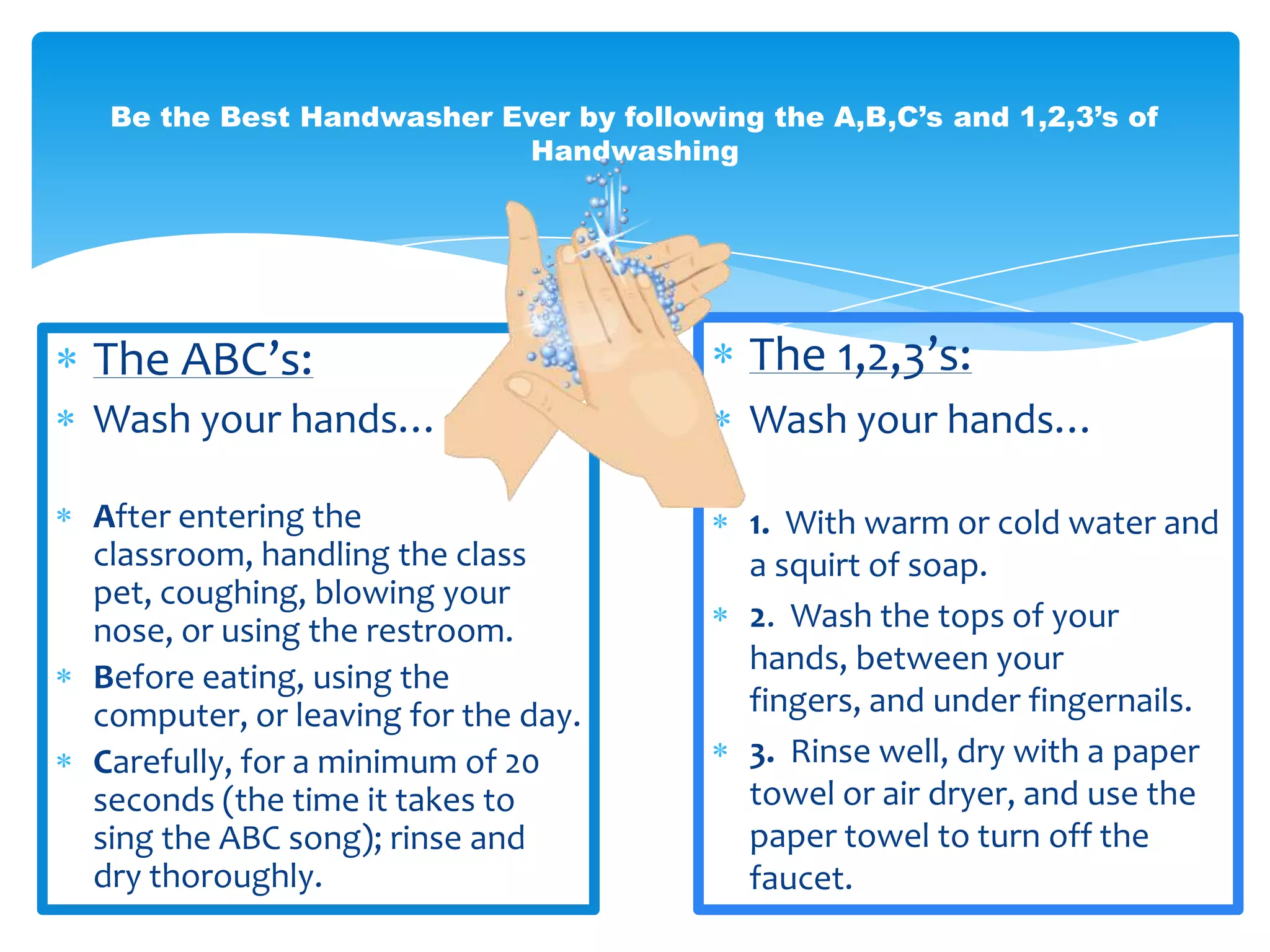 Be the best handwasher ever | PPTX