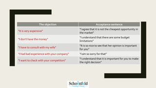 Be the best in overcoming customers' objections | PPTX | Consumer ...